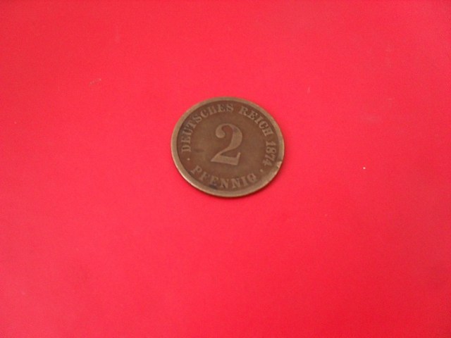 2 PFENNIG 1874.