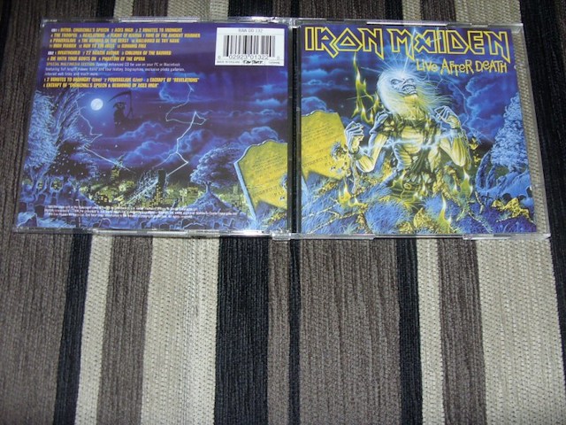 Iron Maiden ‎– Live After Death 2CD Raw Power UK 1998.