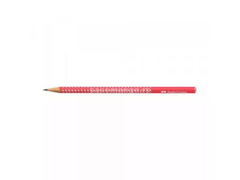 Faber Castell Grafitna olovka Faber Castel GRIP HB Sparkle candy cane red 118240 ( 4694 )