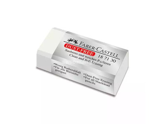 Faber Castell Gumica Faber Castell dust free bela (1/30) 187130 ( 5749 )