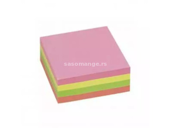 Kocka samolepljivi listići STICK NOTES Yidoo 300 lis, 75x75 NEON 037124 ( 5836 )