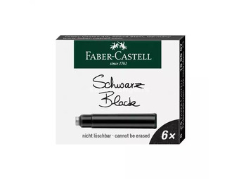 Faber Castell Patrone Faber Castell 1/6 crna 185507 ( B138 )