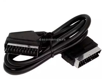 E-GREEN Kabl Scart MM 1.5m crni