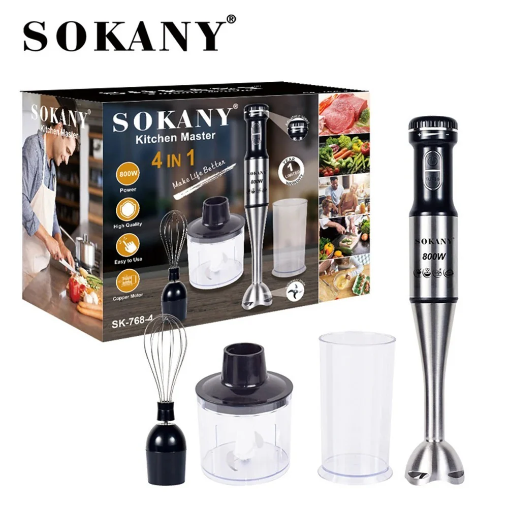 Sokany 4-u-1 Blender™ – Kombinacija Za Vašu Savršenu Kuhinju!