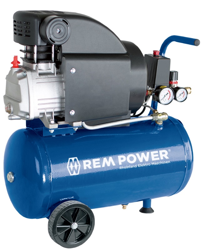 REM POWER kompresor E243/8/24-230V, 24L, 1.5kW