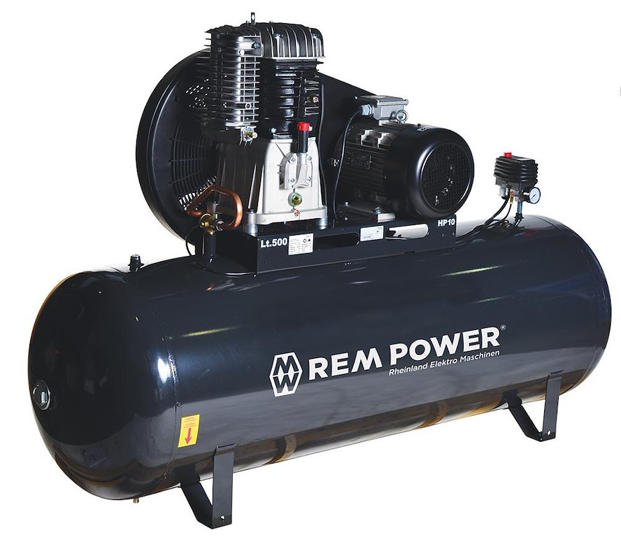 REM POWER kompresor E1202/11/500-400V, 7.5kW, 500L