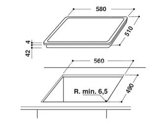 WHIRLPOOL AKT 8900 BA ugradna ploča