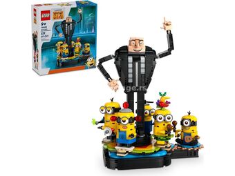 LEGO 75582 Gru i Malci izgrađeni od kockica