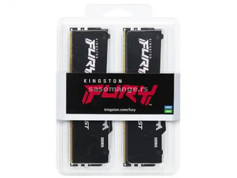 KINGSTON DIMM DDR5 64GB (2x32GB kit) 6000MTs KF560C40BBAK2-64 Fury Beast RGB