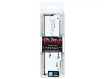 KINGSTON DIMM DDR5 32GB (2x16GB kit) 6000MTs KF560C36BWEA-32 FURY Beast RGB White EXPO