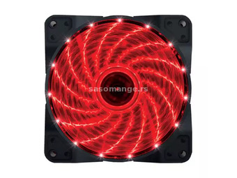 Case Cooler 120x120 ZEUS Red led light