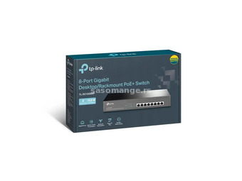 Svič 10/100/1000 8 PoE+ -port TP-Link TL-SG1008MP