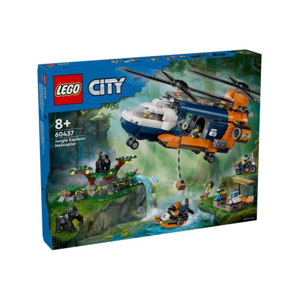 LEGO 60437 Helikopter – istraživač džungle u kampu baze