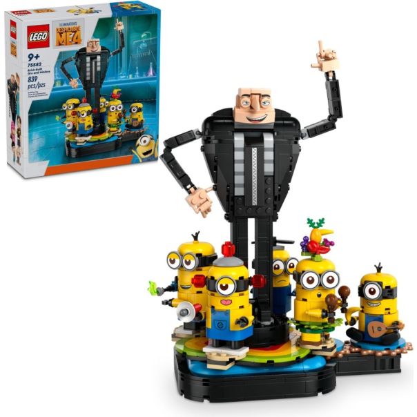 LEGO 75582 Gru i Malci izgrađeni od kockica