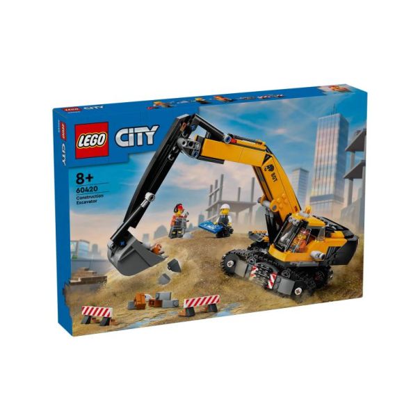 LEGO 60420 Žuti građevinski bager