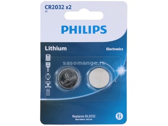 Philips Dugmasta Baterija CR2032