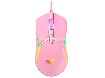 Havit gejmerski miš MS1026 pink