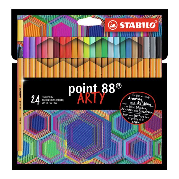 STABILO Fineliner Point 88 Arty, set 1/24