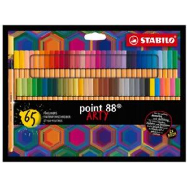 STABILO Fineliner Point 88 Arty, set 1/65