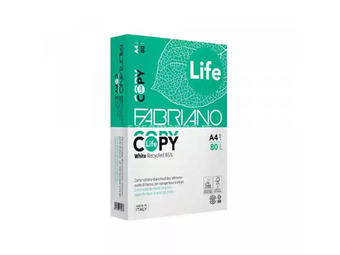 Fotokopir Fotokopir papir A4 80gr Fabriano Copy Life reciklirani 85% ( 5457 )