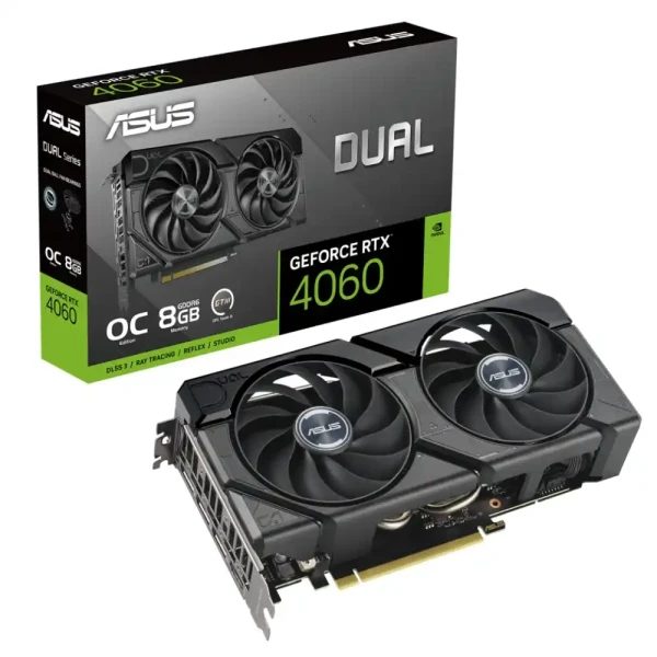 Grafička karta Asus DUAL-RTX4060-O8G-EVO GDDR6 8GB 128bit 3xDPHDMI