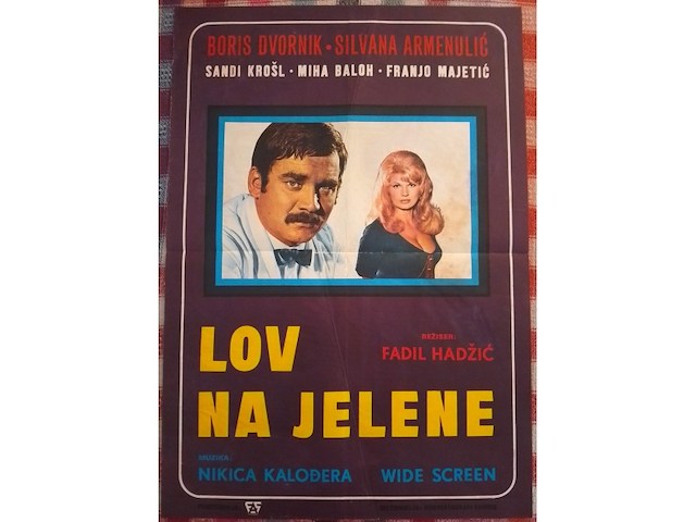 plakat LOV NA JELENE