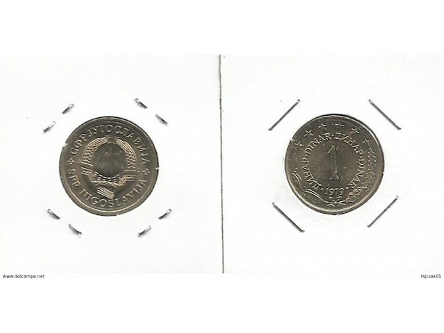 gh6 Jugoslavija 1 dinar 1979. UNC