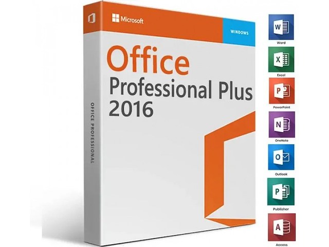 Microsoft Office 2016 Pro Plus - original licenca