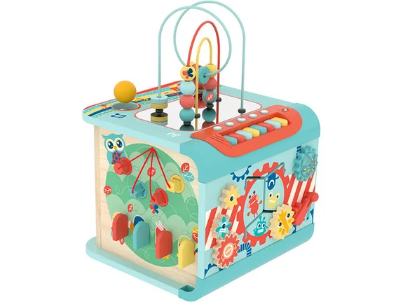 Hape Dečija drvena edukativna kocka E1073A