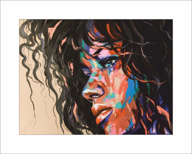 Ajseja, uramljena slika 40x50cm , 50x70cm 60x80cm