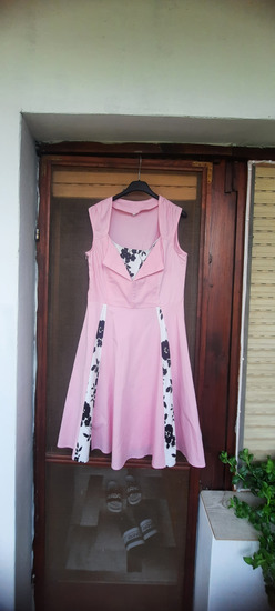 Vintage roze haljina