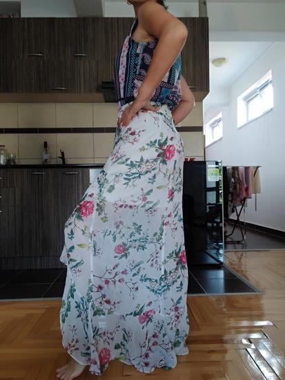 Suknja floral karner