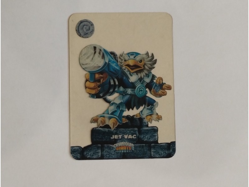 Kartica - Skylandres Giants - Jet Vac - Lamincards -