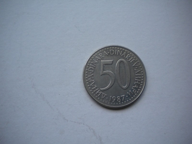 50 DINARA 1987 - SFRJ