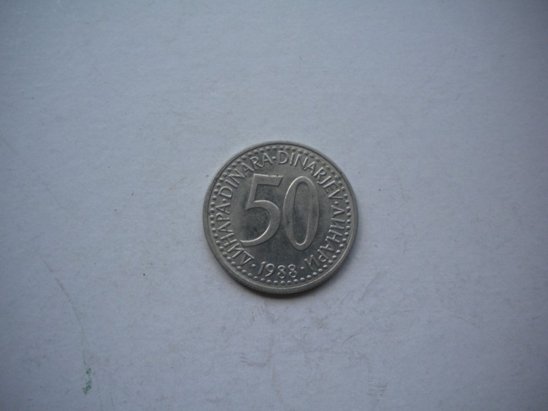 50 DINARA 1988 - SFRJ