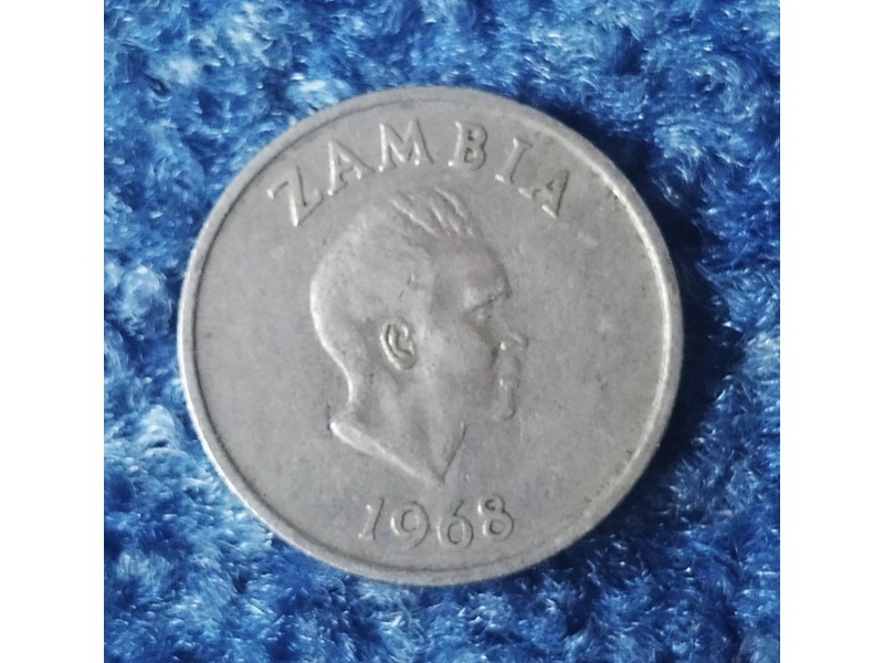 ** ZAMBIJA - 5 NGWEE 1968. **