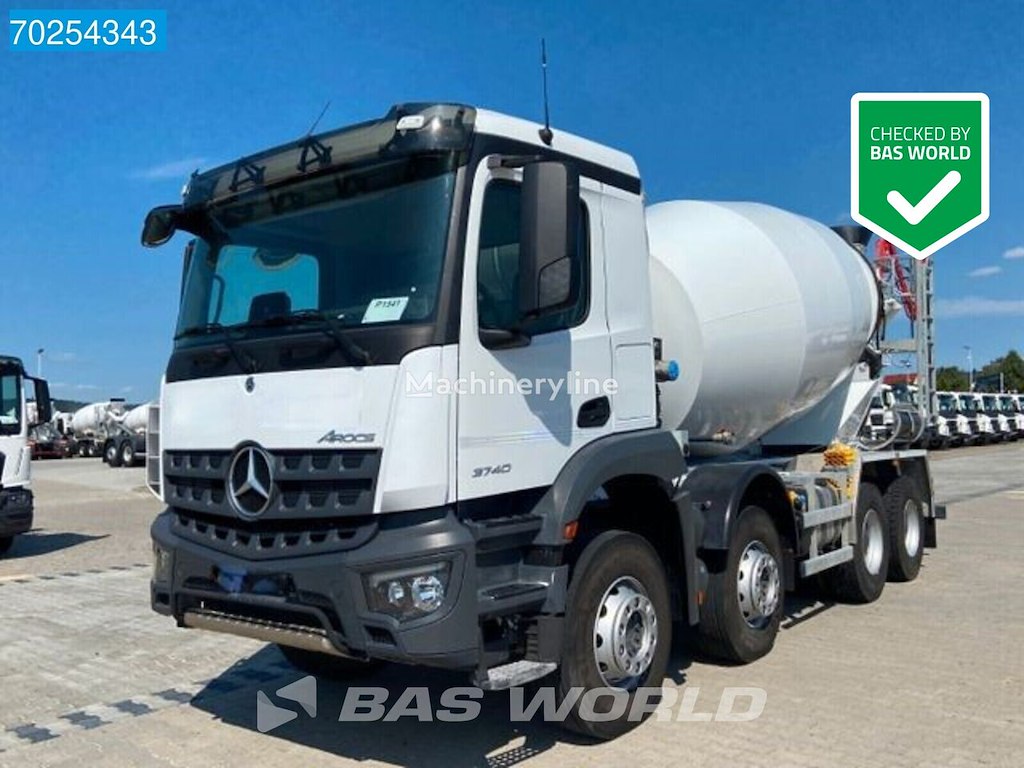 Mercedes-Benz Arocs 3740 8X4 LOW Mileage! 10m3 mixer Big-Axle Automatic Euro 6 kamion s mešalicom za beton