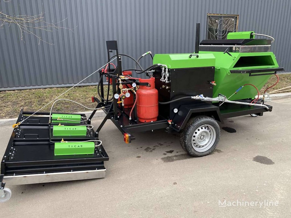 Novi Ticab Infrared Asphalt Heater MIRA-3 from the Manufacturer grejač asfalta