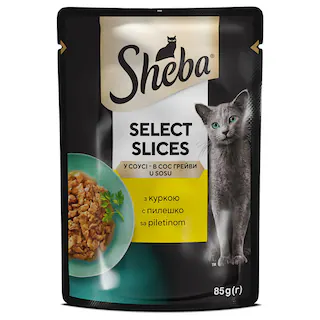 Hr.za macke piletina sos kesica Sheba85g