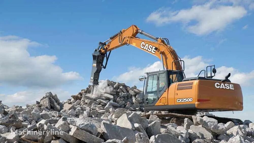 Excavator Case CX250D pentru Demolare hidraulični čekić