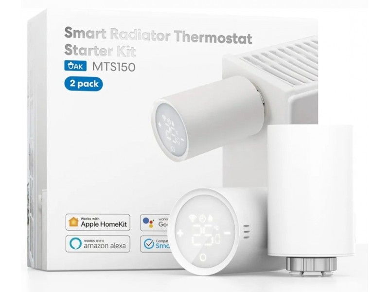 Meross Pametni Radiator Termostat-2 komada