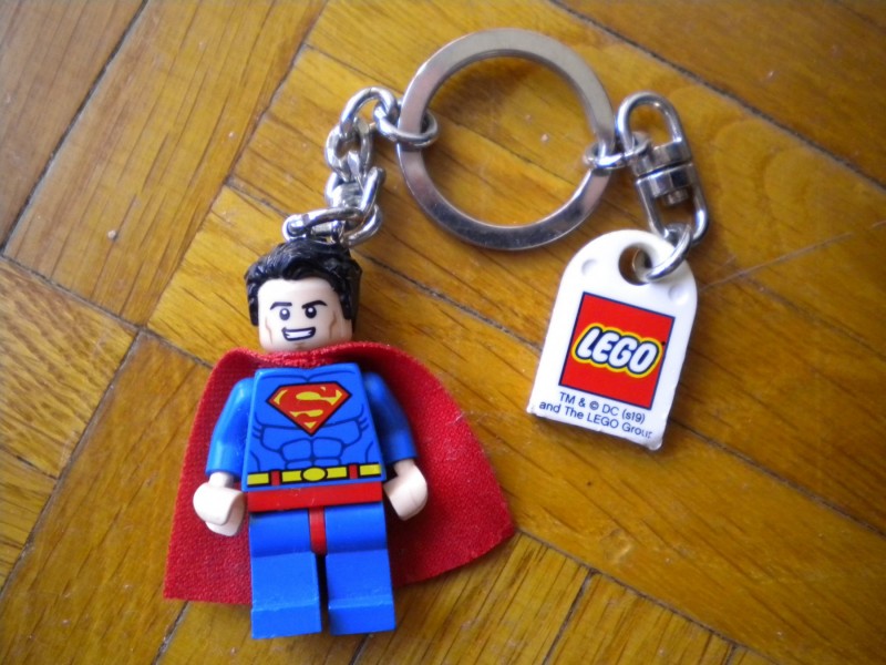 LEGO SUPERMAN, privezak za kljuceve