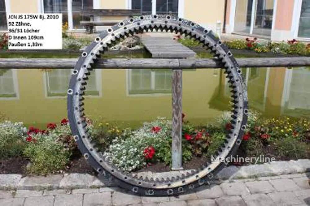 Coroană Rotativă okretni prsten za JCB JS 175W, 2010, 92 Zähne, 36/31 Löcher, Ø Innen 109cm, Außen 1,93m građevinske mašine