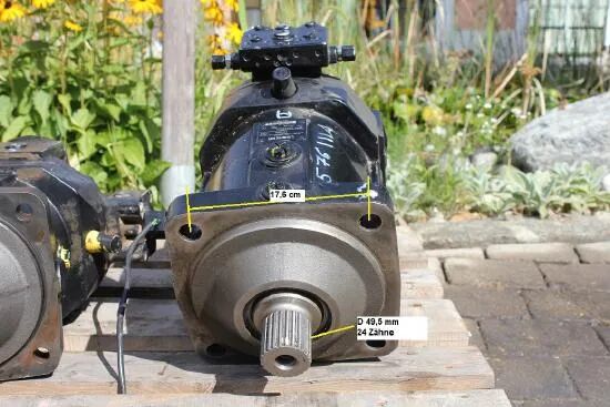 Pompa Hidraulică hidraulična pumpa za – Dimensiuni: 17.5 cm x 49.5 mm, 24 Dinți građevinske mašine