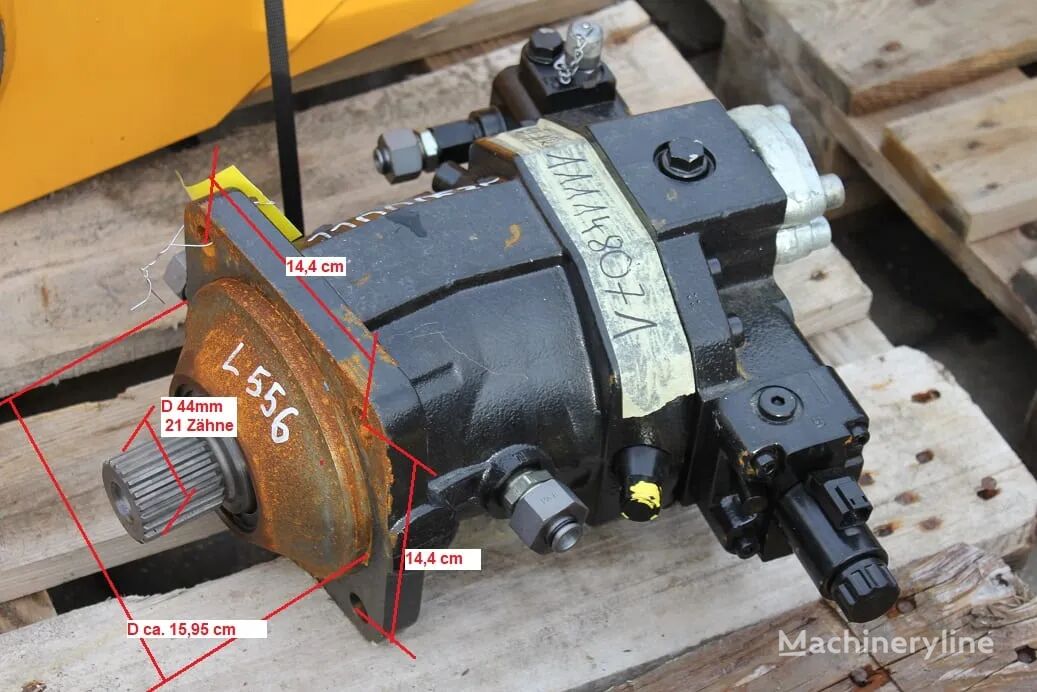 Pompa Hidraulică V208417146807 hidraulična pumpa za Liebherr L556 Second Hand – Specificații Detaliate (Dimensiuni: 14,4 cm x 15,95 cm, D 44 mm, 21 Dinti) građevinske mašine