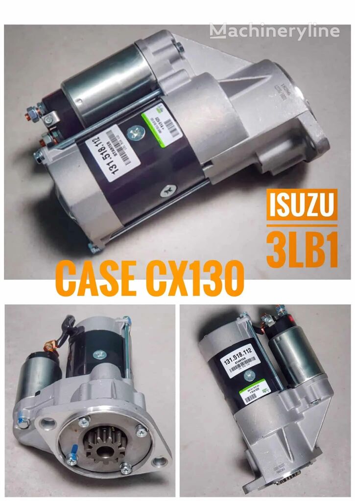 Electromotor 3LB1 pentru Case CX130 starter za Isuzu Case CX130B građevinske mašine