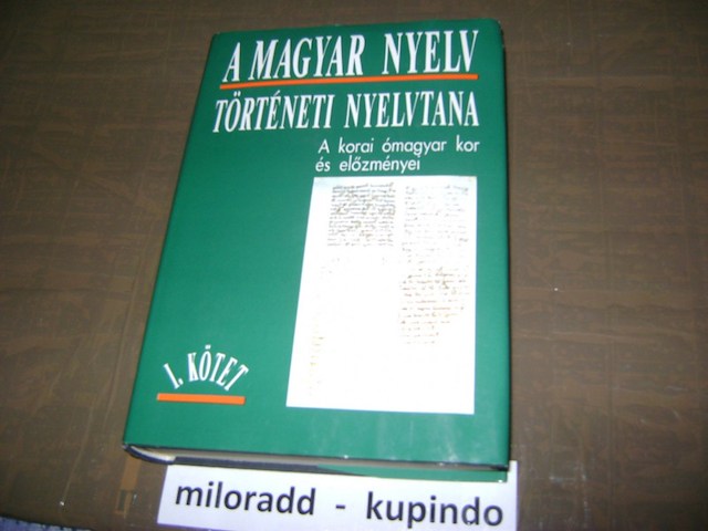 A Magayar nyelv torteneti nyelvtana