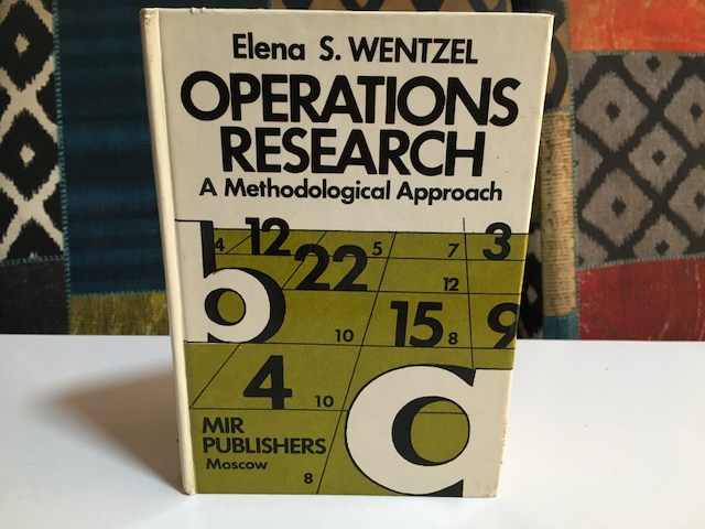 Operations research  Elena S.Wentzel