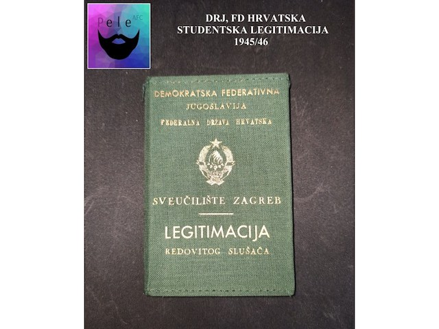 DFJ Hrvatska, Legitimacija sveuciliste Zagreb 1945/46