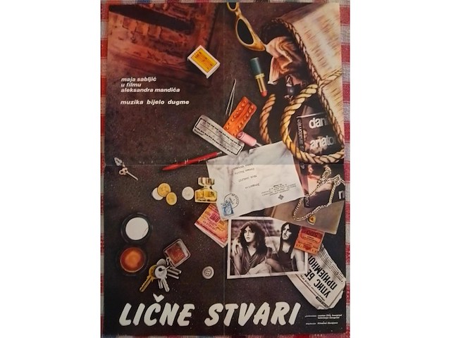 plakat LIČNE STVARI (Bijelo Dugme)